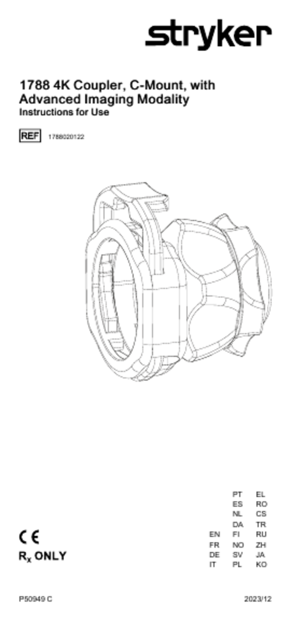 1788 4K Coupler Instructions for Use Rev C PDF download