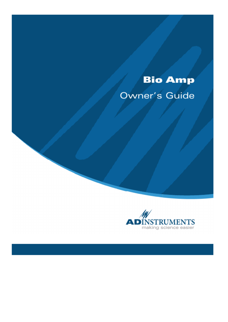 Bio Amp Owners Guide PDF download