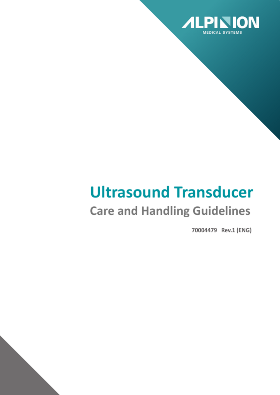 Ultrasound Transducer Care and Handling Guidelines PDF download