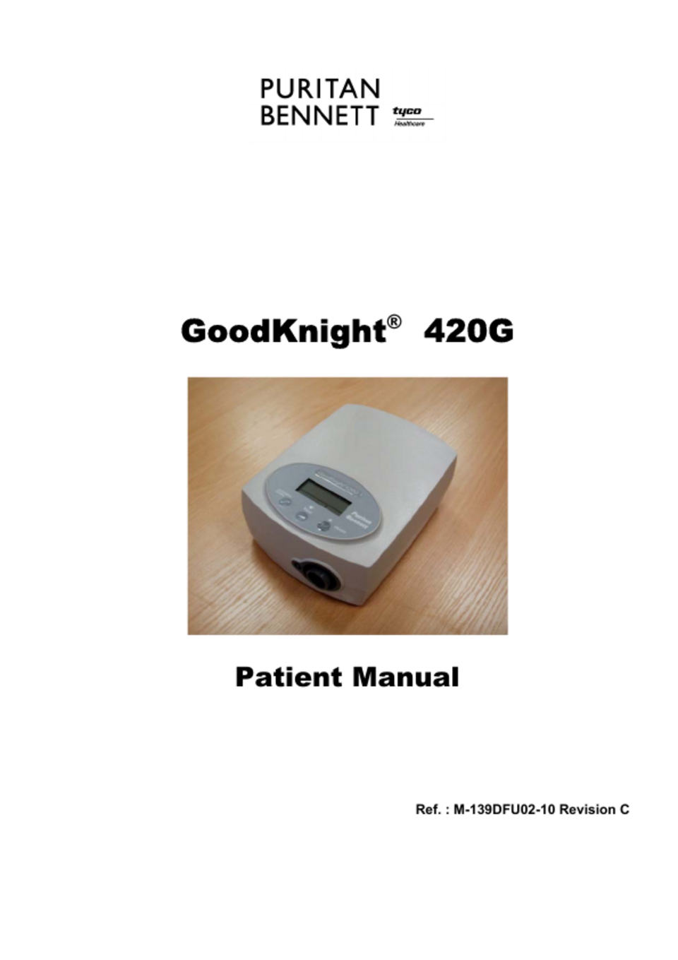 GoodKnight 420G Patient Manual PDF download