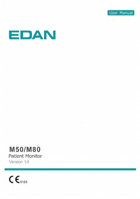 M50&M80 Patient Monitor User Manual Ver 1.4 PDF download