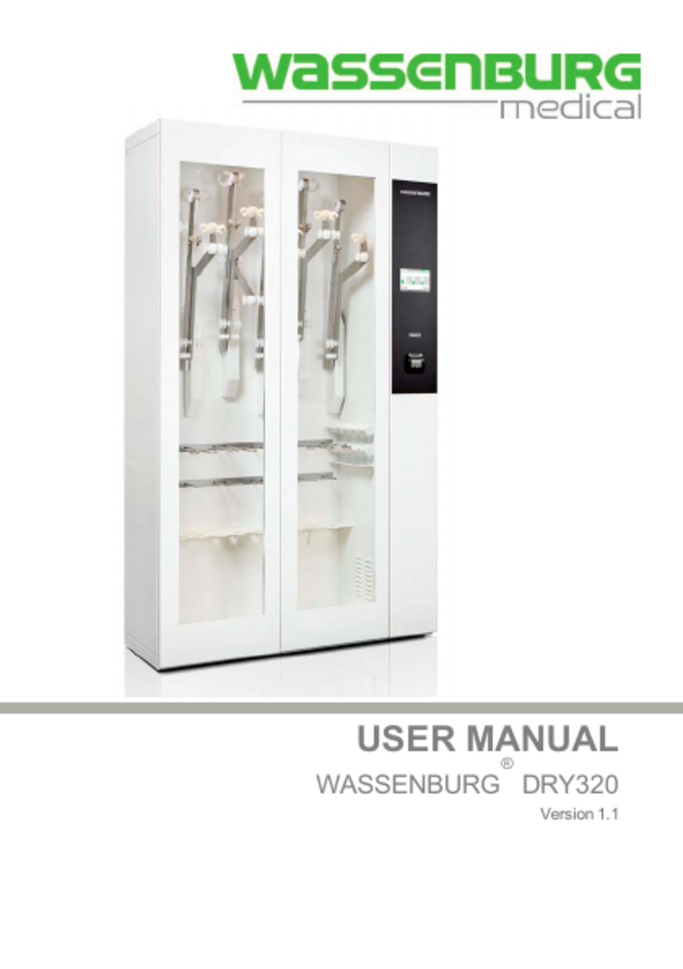 DRY320 User Manual Ver 1.1 May 2018 REF BHTE2001GB11 PDF download