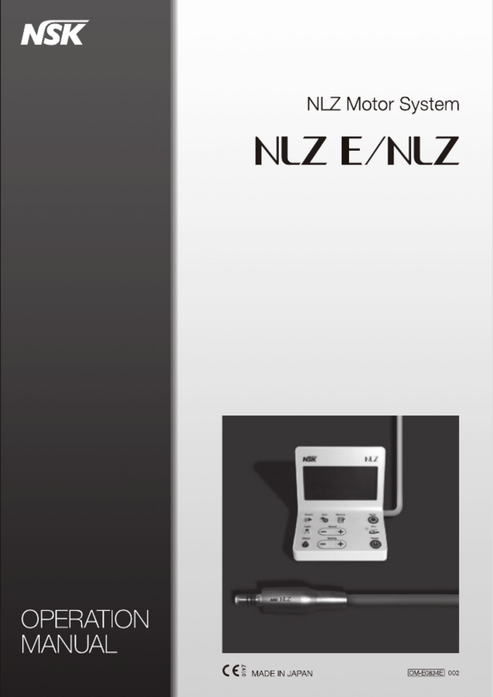 NZL E and NZL Motor System Operation Manual April 2021 PDF download