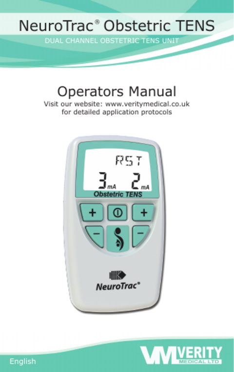 NeuroTrac Obstetric TENS Operators Manual Nov 2015 PDF download