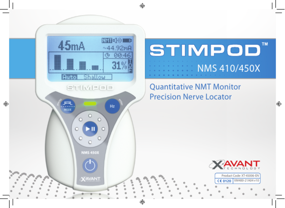 STIMPOD NMS410-450X Quantitative NMT Monitor Precision Nerve Locator ...
