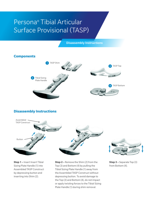 Persona Tibial Articular Surface Provisional (TASP) PDF download