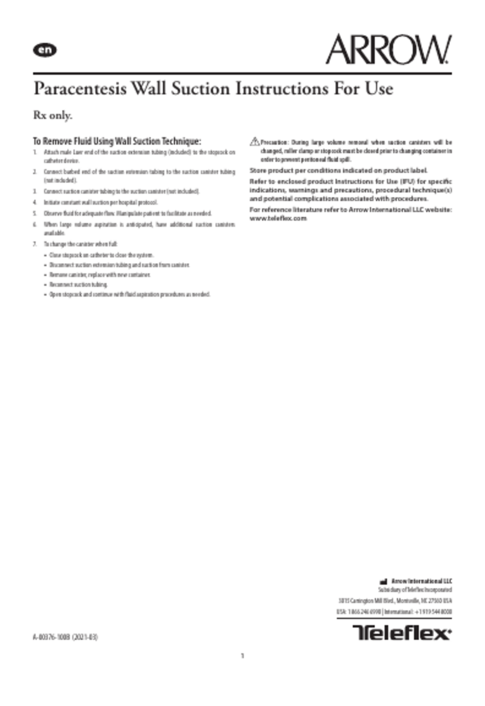 Paracentesis Wall Suction PDF download